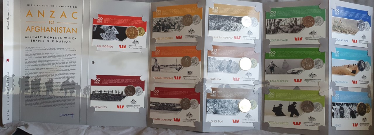 ANZAC To Afghanistan Official 2016 Coin Collection – ADF Memorabilia