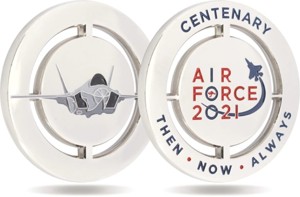 RAAF 100 years Medallion Cut Out – ADF Memorabilia
