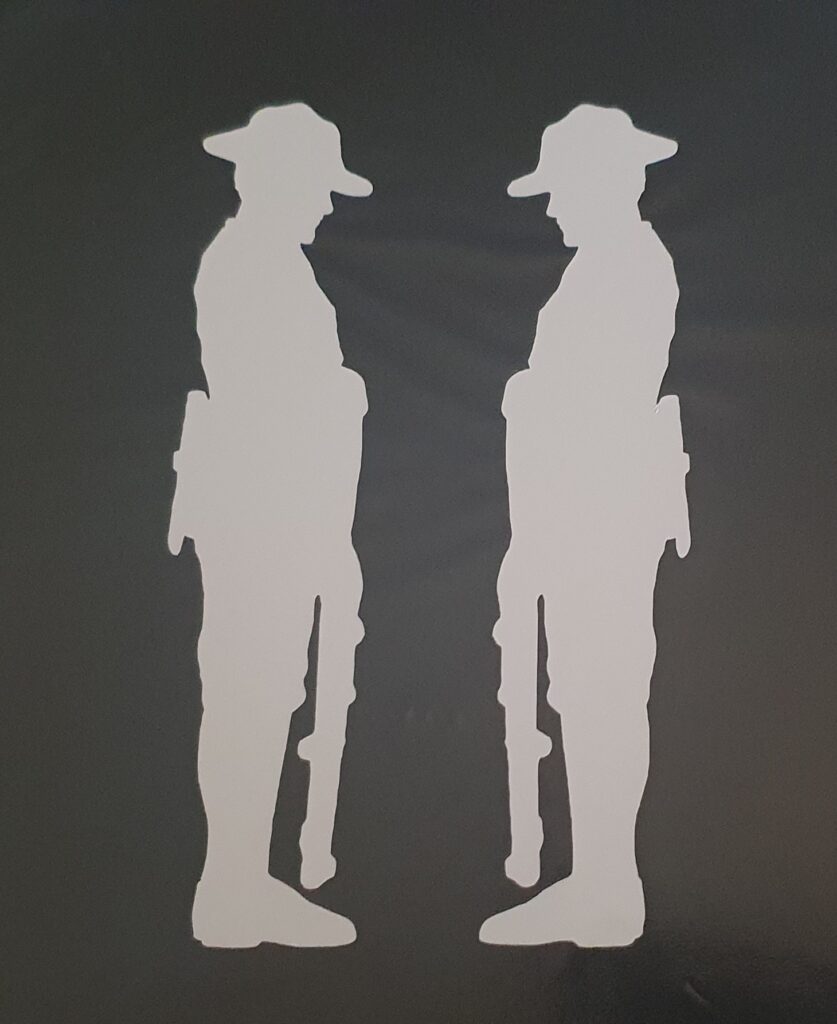 Rest on Arms Pair – white – ADF Memorabilia