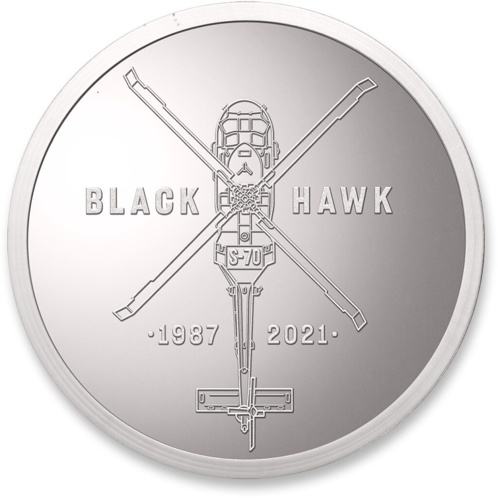 Black Hawk Sunset Limited Edition Medallion – ADF Memorabilia