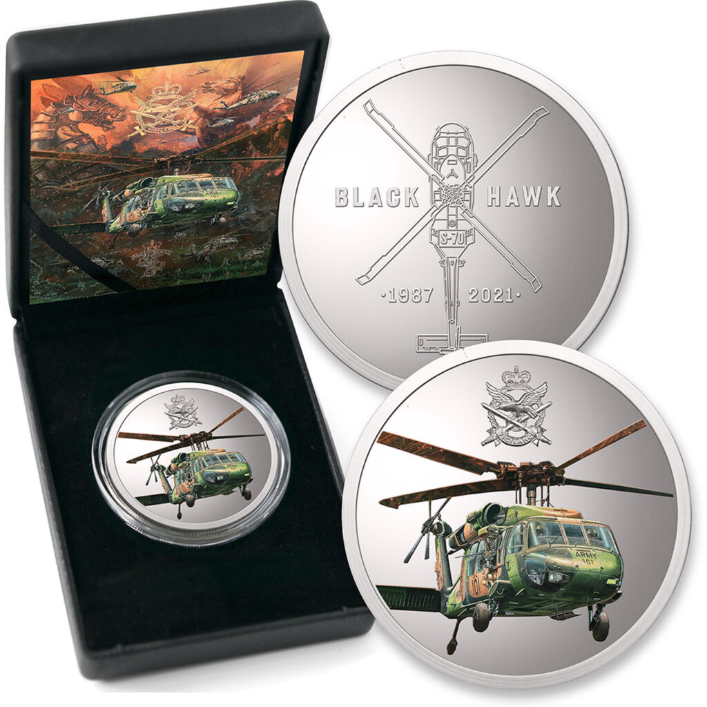 Black Hawk Sunset Limited Edition Medallion – ADF Memorabilia
