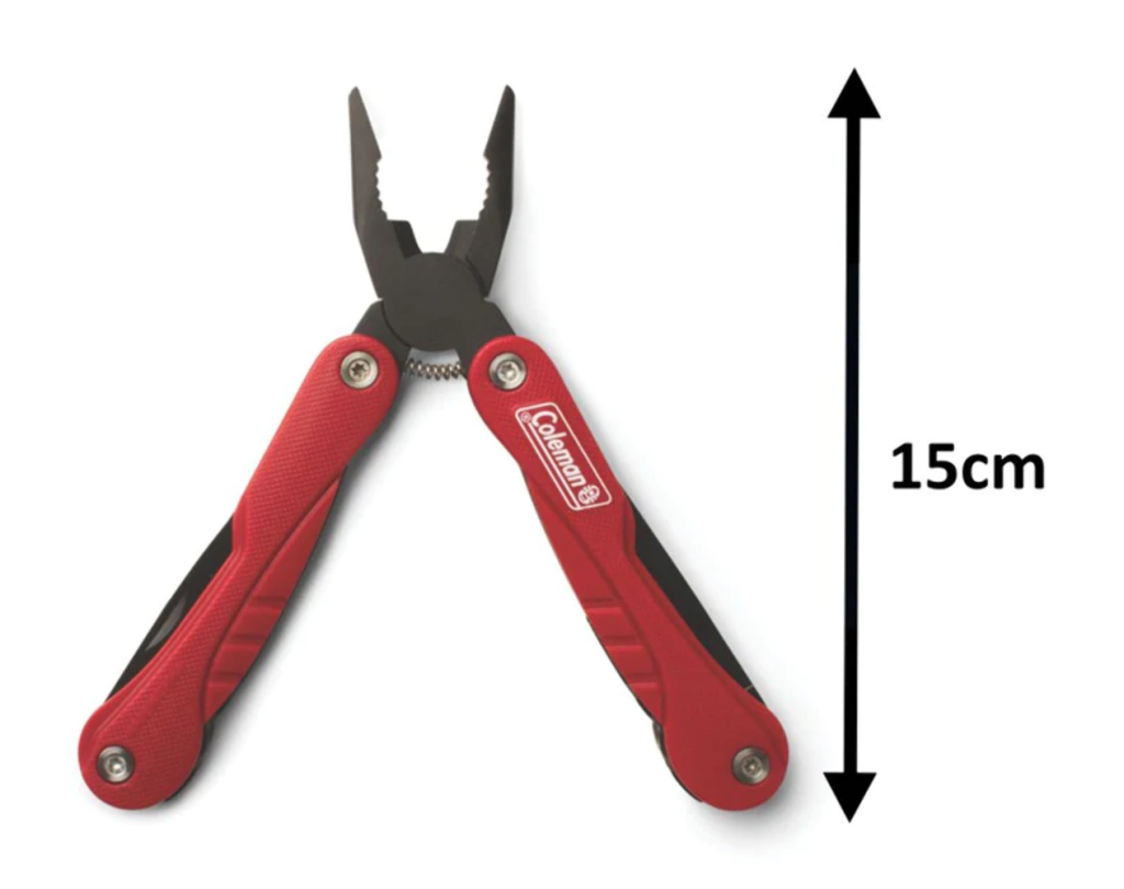 Coleman Rugged 15 in 1 Multi Tool Pliers File Saw Bottle Opener ...