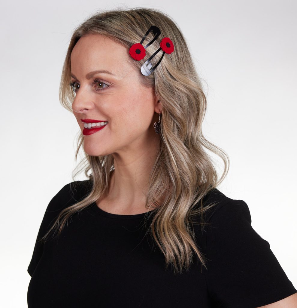 Poppy Hair Clips Set of Three – ADF Memorabilia