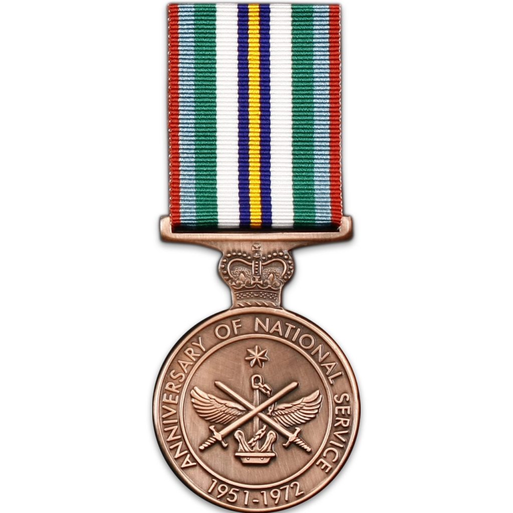 Anniversary of National Service 51-72 Medal – ADF Memorabilia